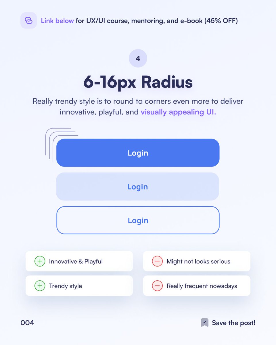 How to choose a corner radius for elements and components within your ...