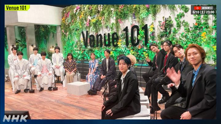 Venue101 on Twitter: "📡今夜23:00~#Venue101📡 もうこんな時間🫠 まもなく生放送です👊 🍸#iri／#Season 🐄#MILK／#topaz 🪩 # ...