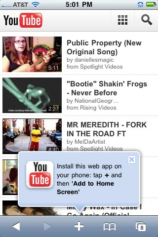YouTube mobile app in 2010 #MobileAppHistory