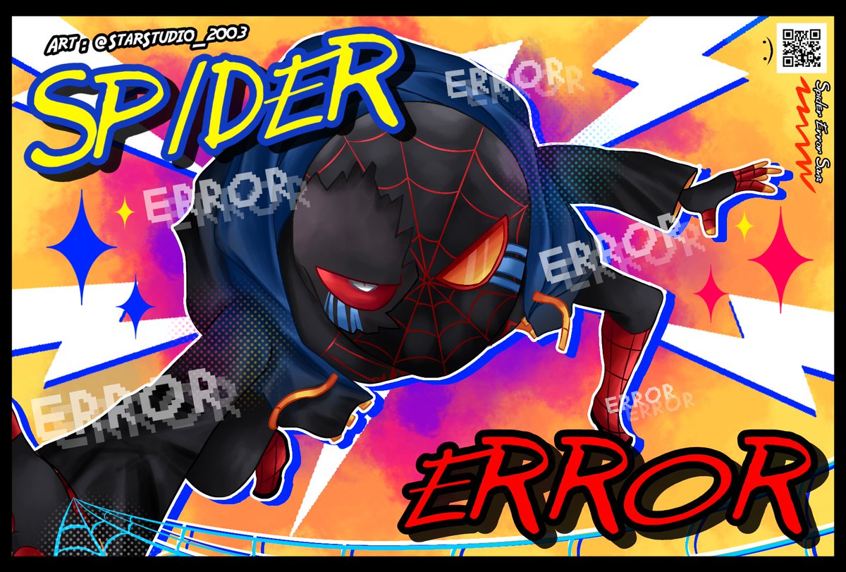 Star🌟ArtWork on Twitter: "RT @StarStudio_2003: Spider-Error Sans 🕷🕸 #undertaleAU #errorsans # ...
