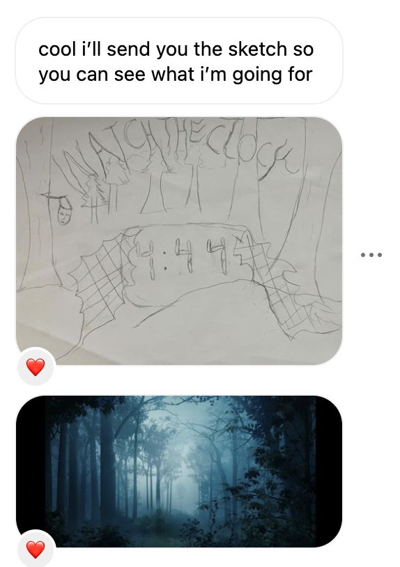 outlyning on Twitter: "cover art process: client idea - color reference - rough draft - final cover"