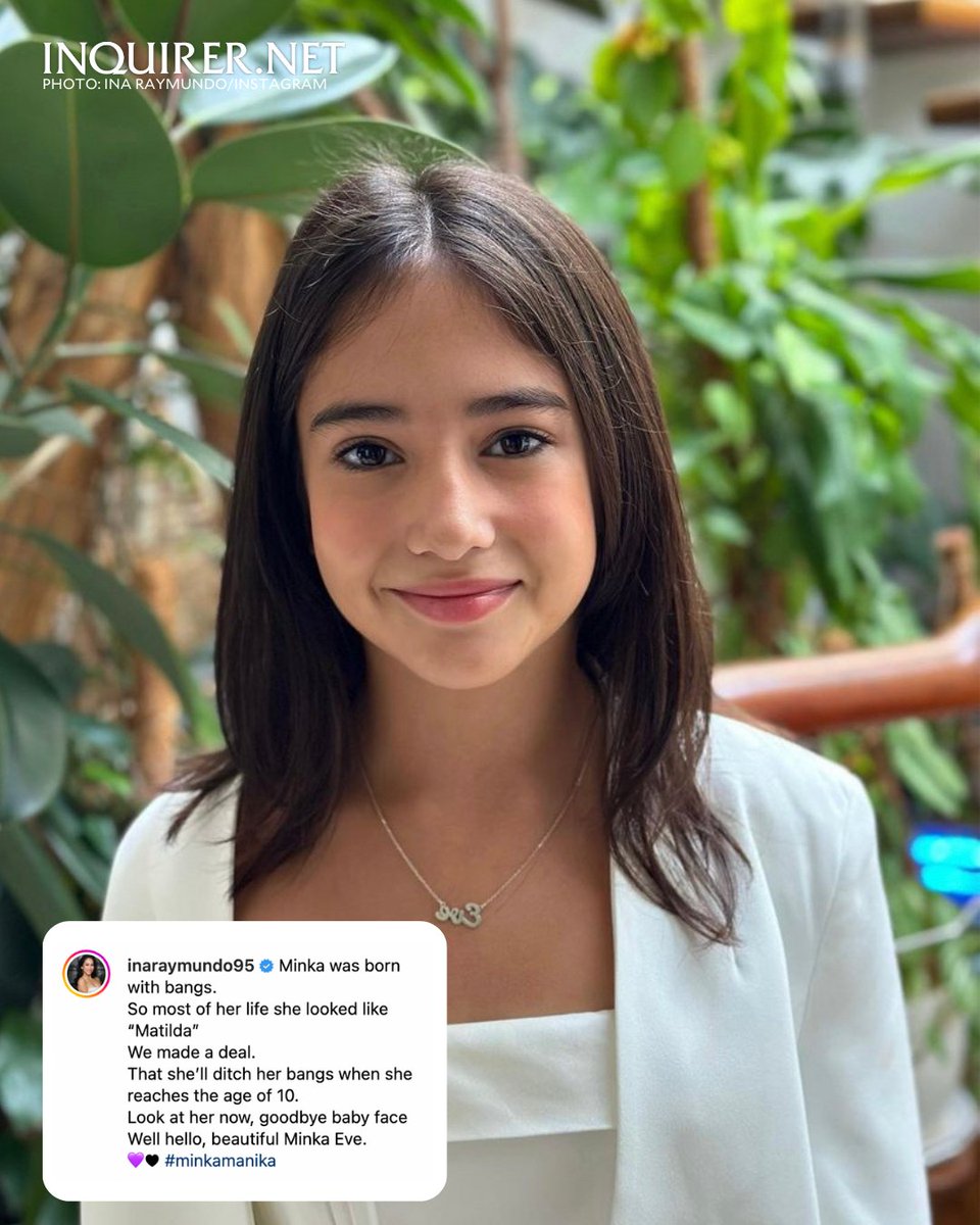 Inquirer on Twitter: "'GOODBYE, BABY FACE' 💜 LOOK: Ina Raymundo delights her Instagram followers ...
