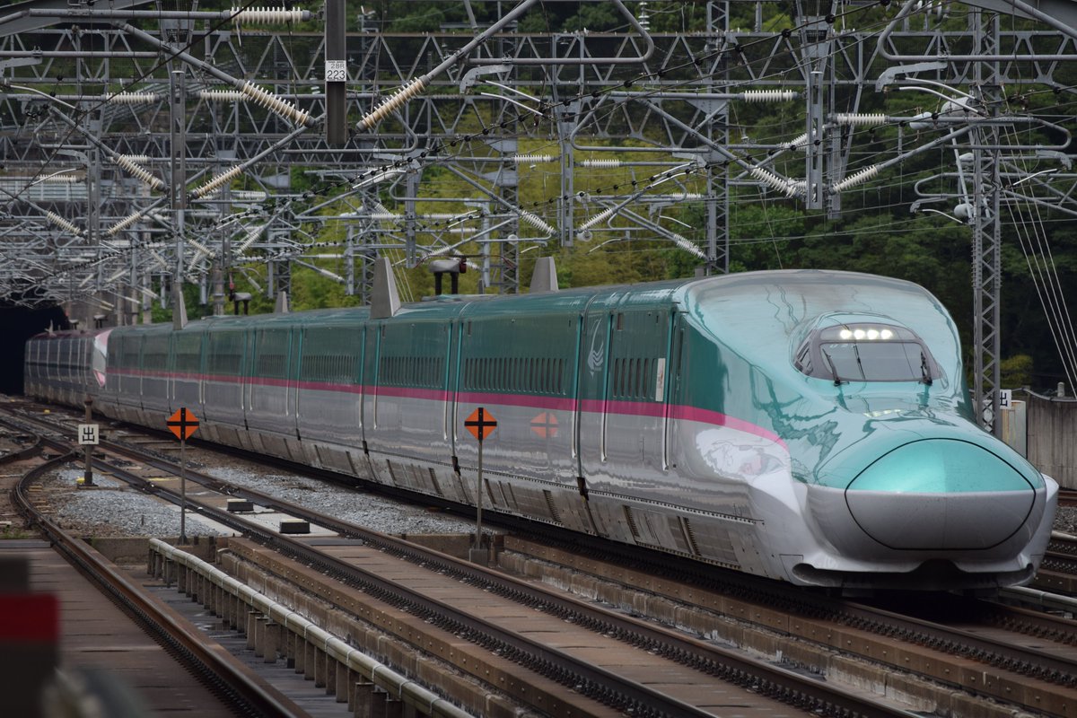 ろくいち on Twitter: "2023/6/10 1)E5系U27+E6系Z7 はやぶさ/こまち24号(3024B) 2)E2系J67 詳細不明 3)E2系J66(200系カラー ...