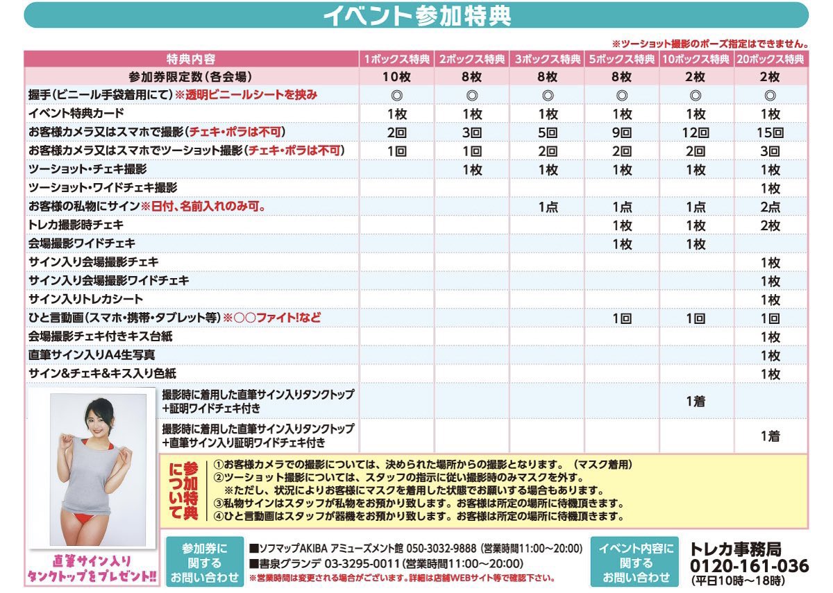ソフマップ グラビアイベント情報 on Twitter: "RT @sofmap_ams_idol: 🆕開催決定🆕 #平嶋夏海 さん出演の『平嶋夏海Vol.5』トレーディングカード発売記念 ...