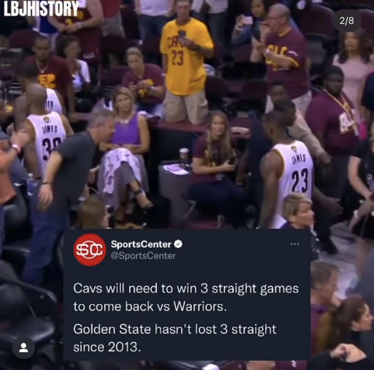 SportsComedyRap on Twitter: "UNPRECEDENTED Cavs 3-1 comeback vs 73-9 Warriors (with 2/3 @ GSW ...