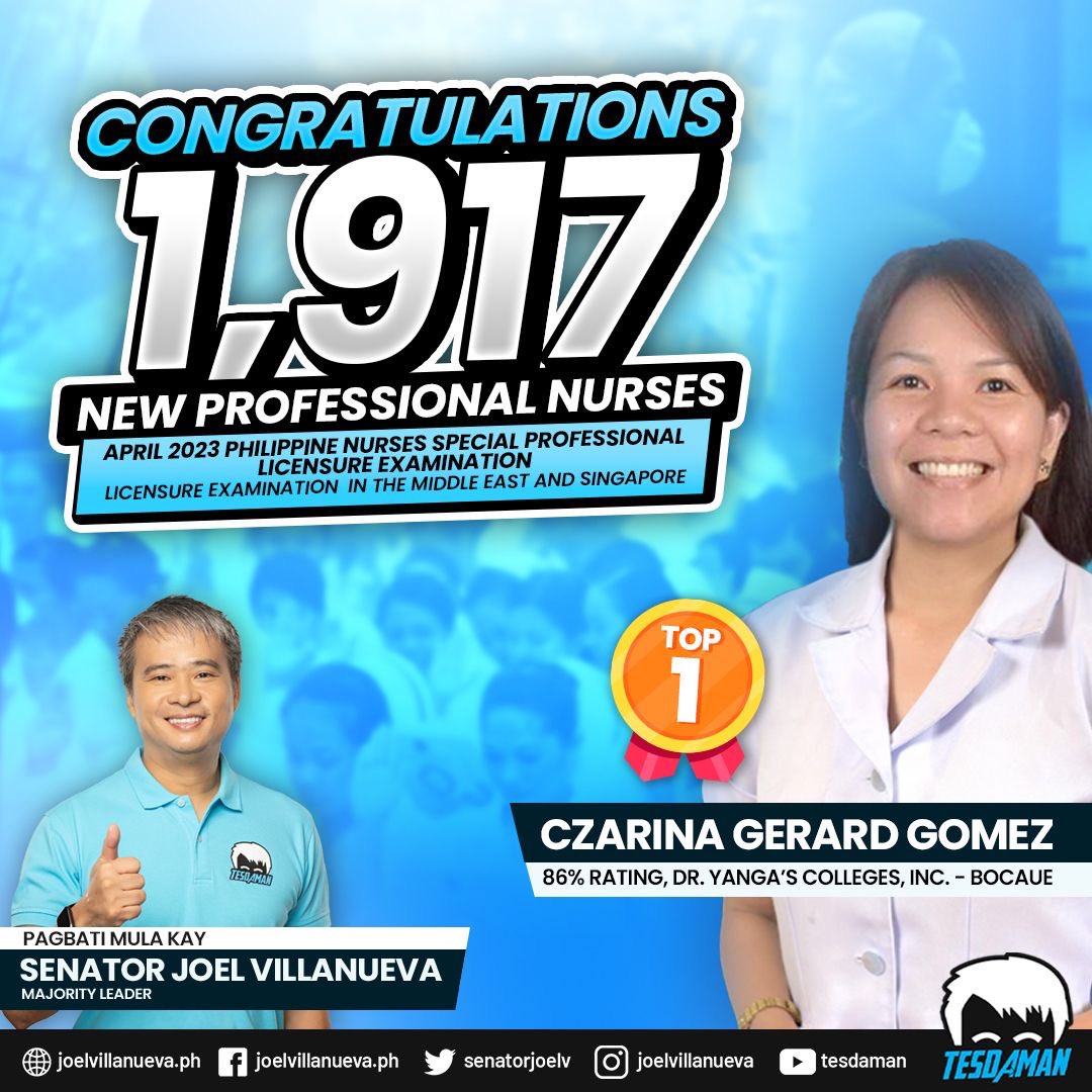 Joel Villanueva (@senatorjoelv) / Twitter