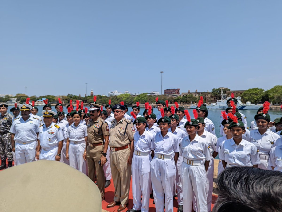 NCC DTE TN, P & AN on Twitter: "50 Cdts of NCC Dte (TNP&AN) witnessed the Flagging Off ceremony ...