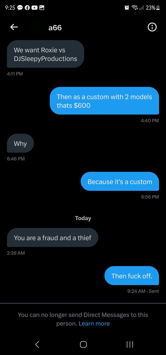 Ghosty's Fetish Box FETCON 2023! on Twitter: "Don't be this asshole. If you want a custom from ...