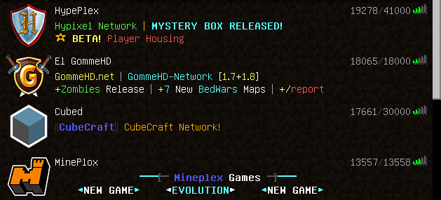 TheMisterEpic on Twitter: "This was a very healthy time for minecraft multiplayer, when there ...