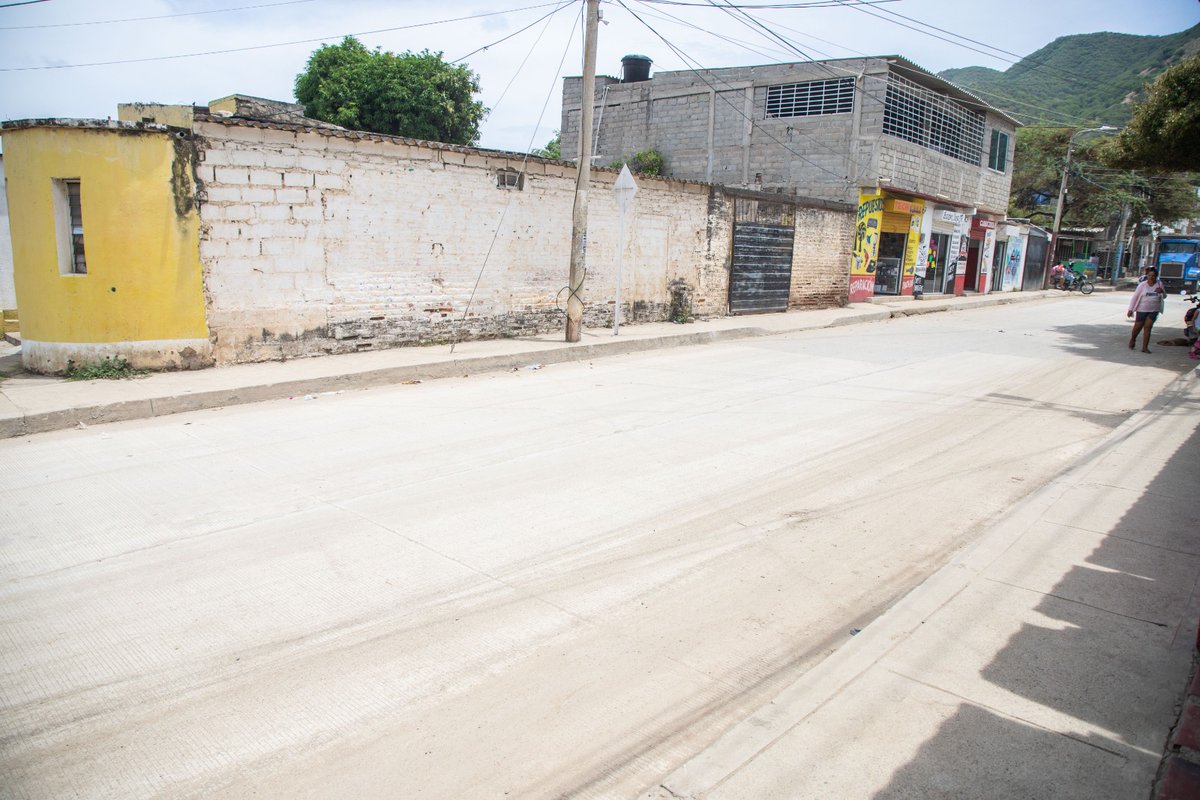 Alcaldía De Santa Marta On Twitter Noticias 378 M2 De Vía Han Sido