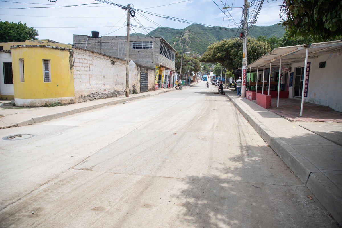 Alcaldía De Santa Marta On Twitter Noticias 378 M2 De Vía Han Sido