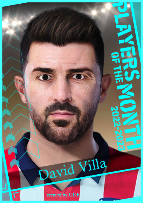 GDEfacemaker on Twitter: "Now patreon premium can get this David Villa new version face. # ...