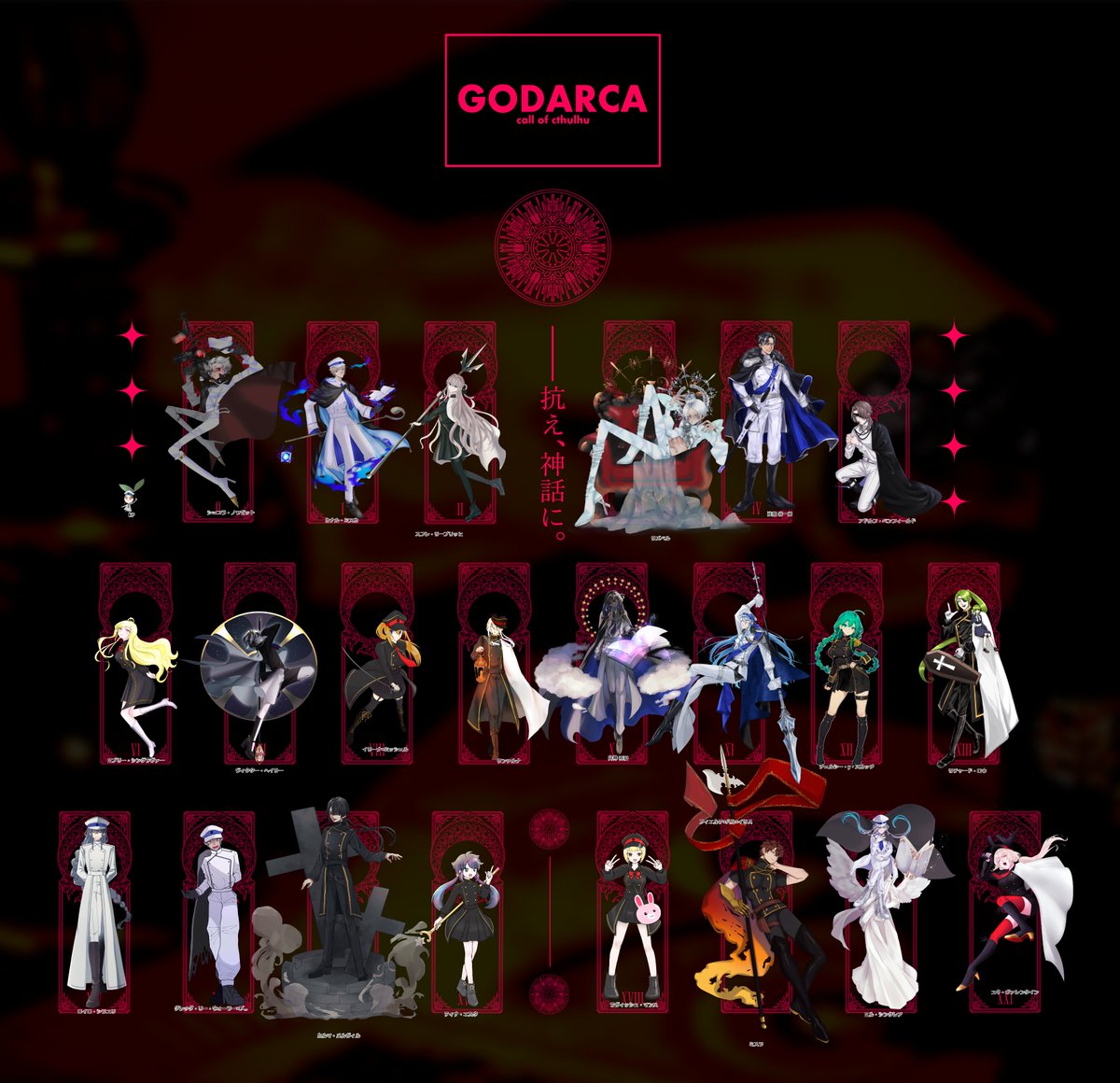 kouha on Twitter: "クトゥルフ神話TRPG-第6版- 【 GODARCA 】 【 KP・PC・PL 】は画像/リプツリーへ 【 4生還18ロスト 】にてシナリオクリア #たね ...