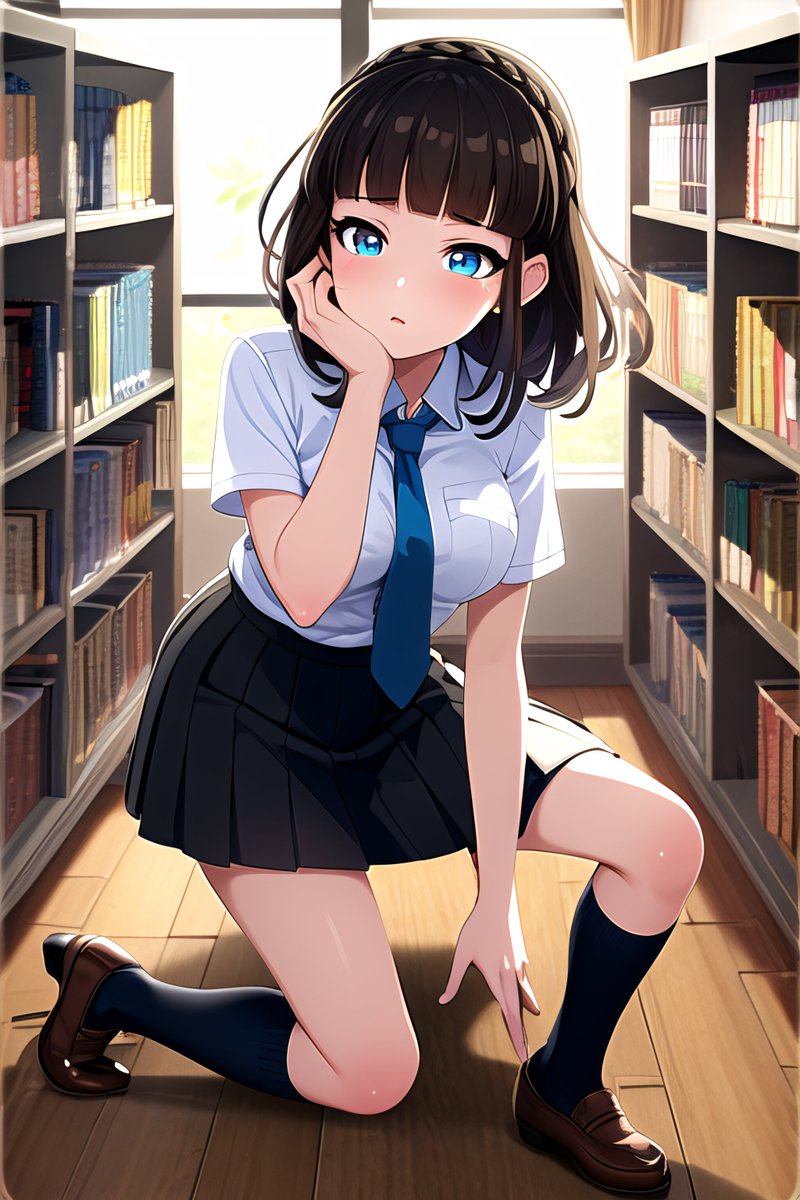 Asahina2k on Twitter: "(10/06/23) Library https://pixiv.net/artworks/108905610… #バトルガールハイスクール ...