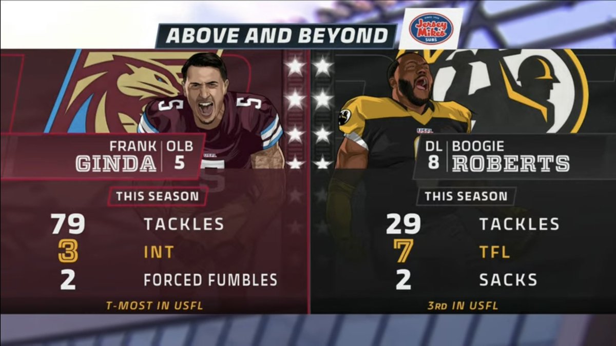 Bryan Webster - USFL Network - Pittsburgh Maulers on Twitter: "Boogie deserves to be on the All ...