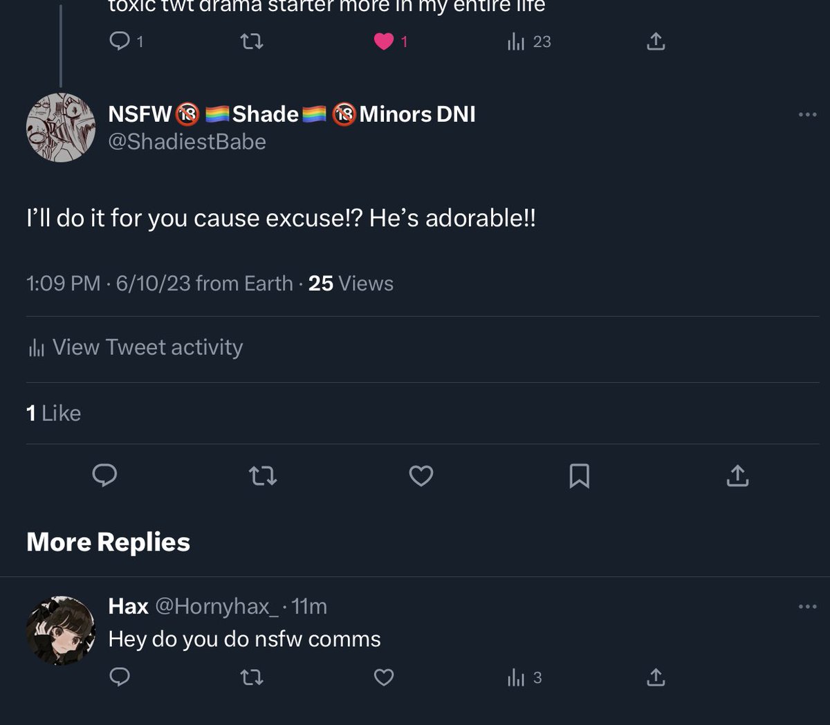 NSFW🔞🏳️‍🌈Shade🏳️‍🌈🔞Minors DNI on Twitter: "Kids are fucking audacious as hell what the fuck? On ...