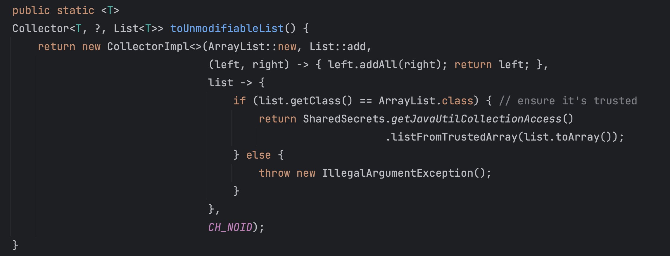 Grzegorz Piwowarek 🇺🇦 on Twitter: "That's the implementation of the @java Collectors ...