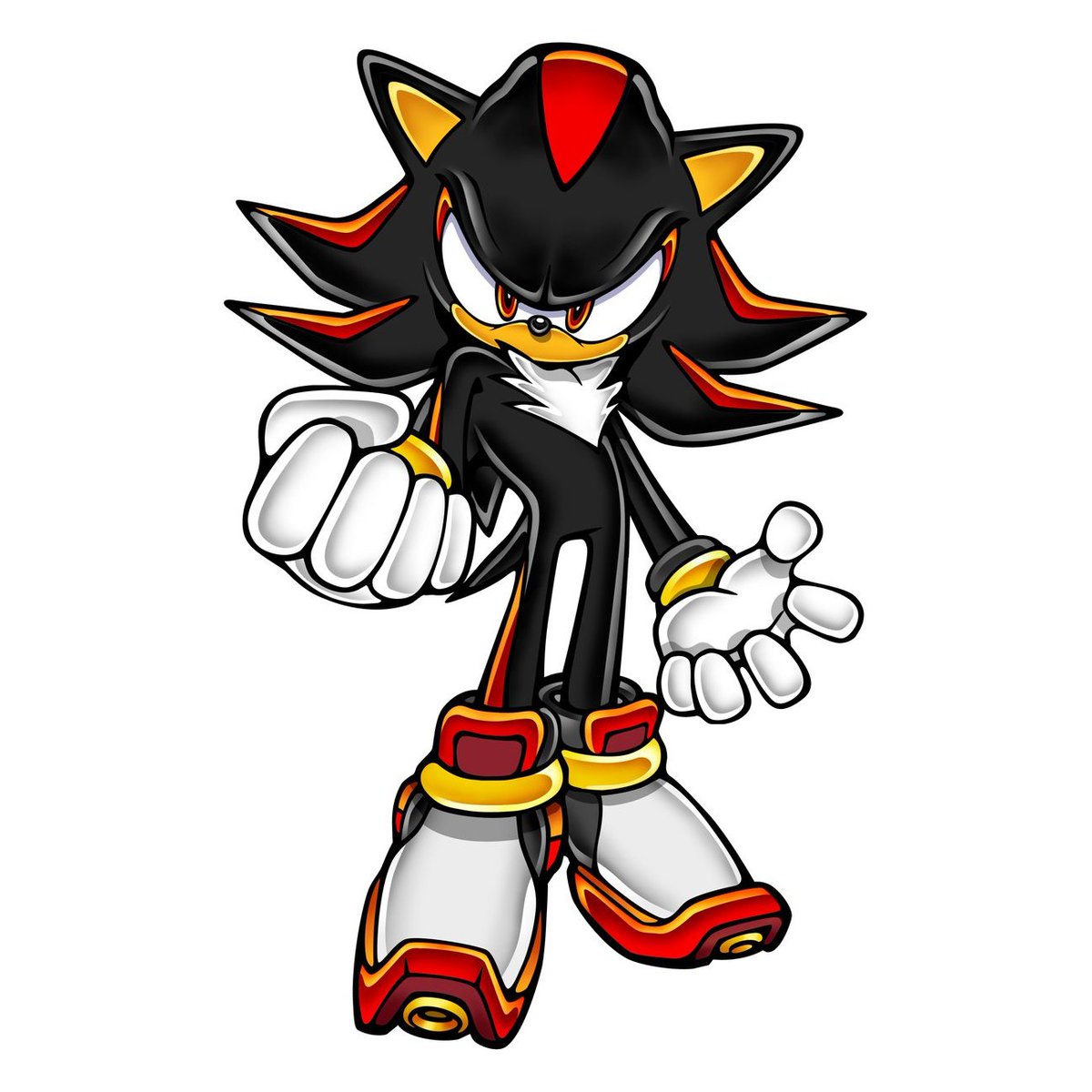 riq on Twitter: "RT @SoaHCity: Sonic Adventure 2 Shadow the Hedgehog official art by Yuji Uekawa ...