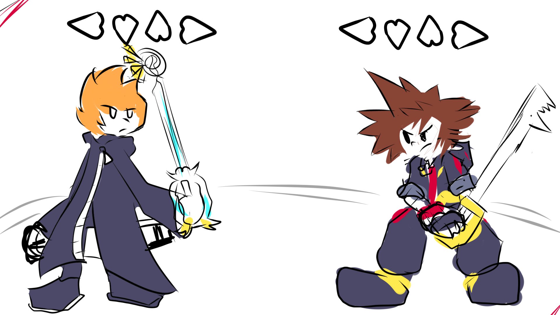 Kingdom Hearts Sprites Roxas