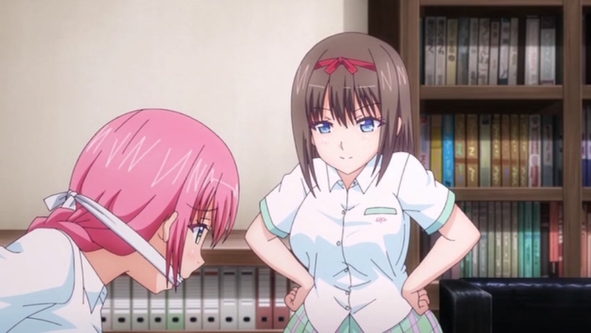 Shiro on Twitter: "From second episode Yari Agari, there is a gag scene, as well as some femdom"