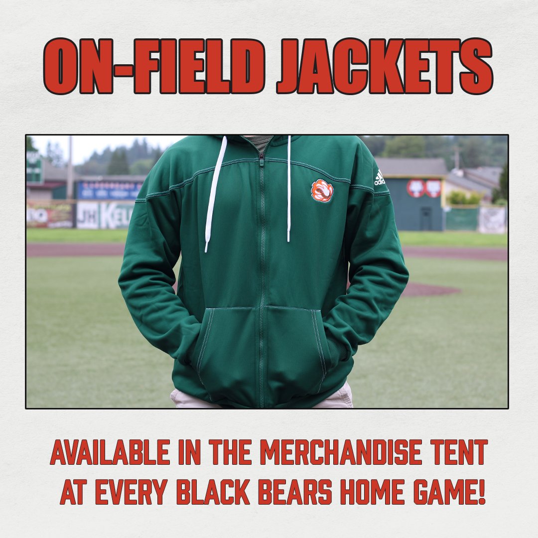 Cowlitz Black Bears on Twitter: "Gear up this summer with the official on-field jacket of the ...