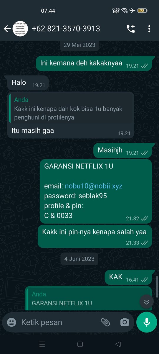 Ron on Twitter: "Aku udah spam chat ke dia nggak diwaro samasekalii. Bahkan akun Incoor pun dia ...