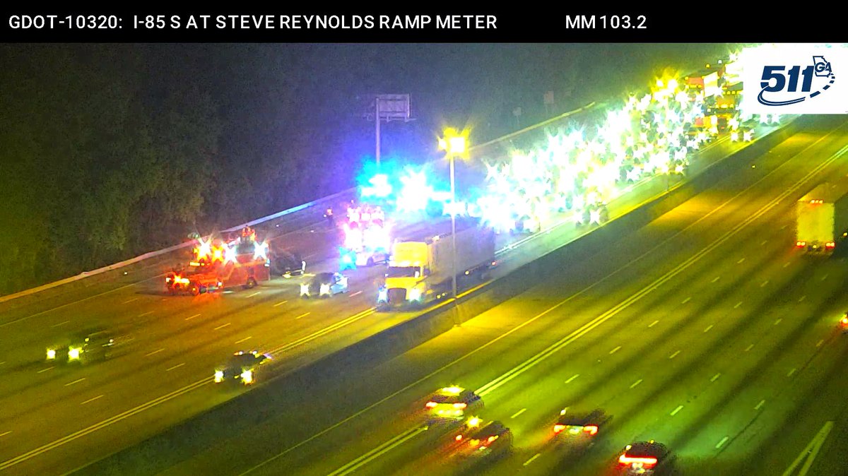 Triple Team Traffic On Twitter Gwinnett Co Crash On I 85 Nb At