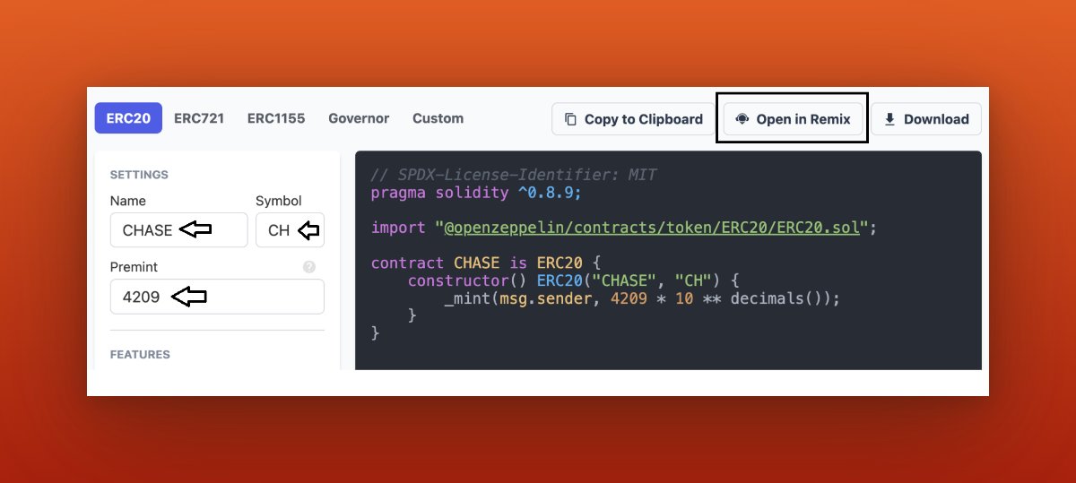 Chase💀 On Twitter Now Let S Deploy A Contract In Erc20 By Simply Going Here Docs
