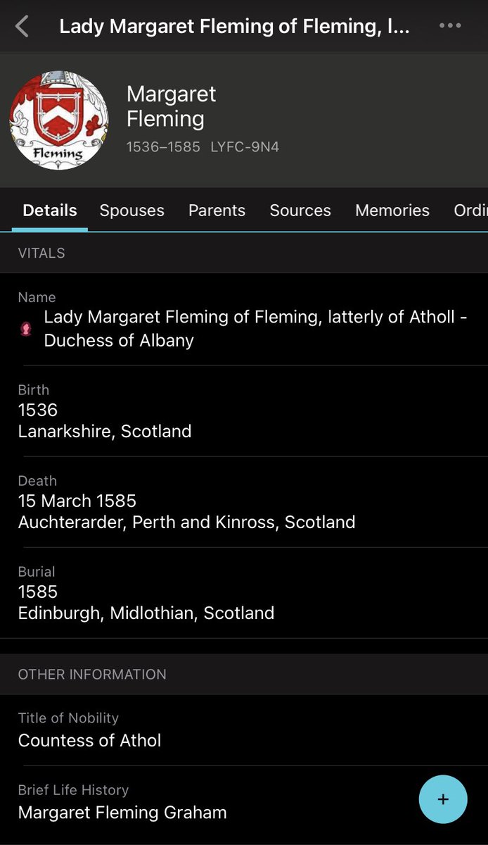 Lady Margaret Fleming Scotland
