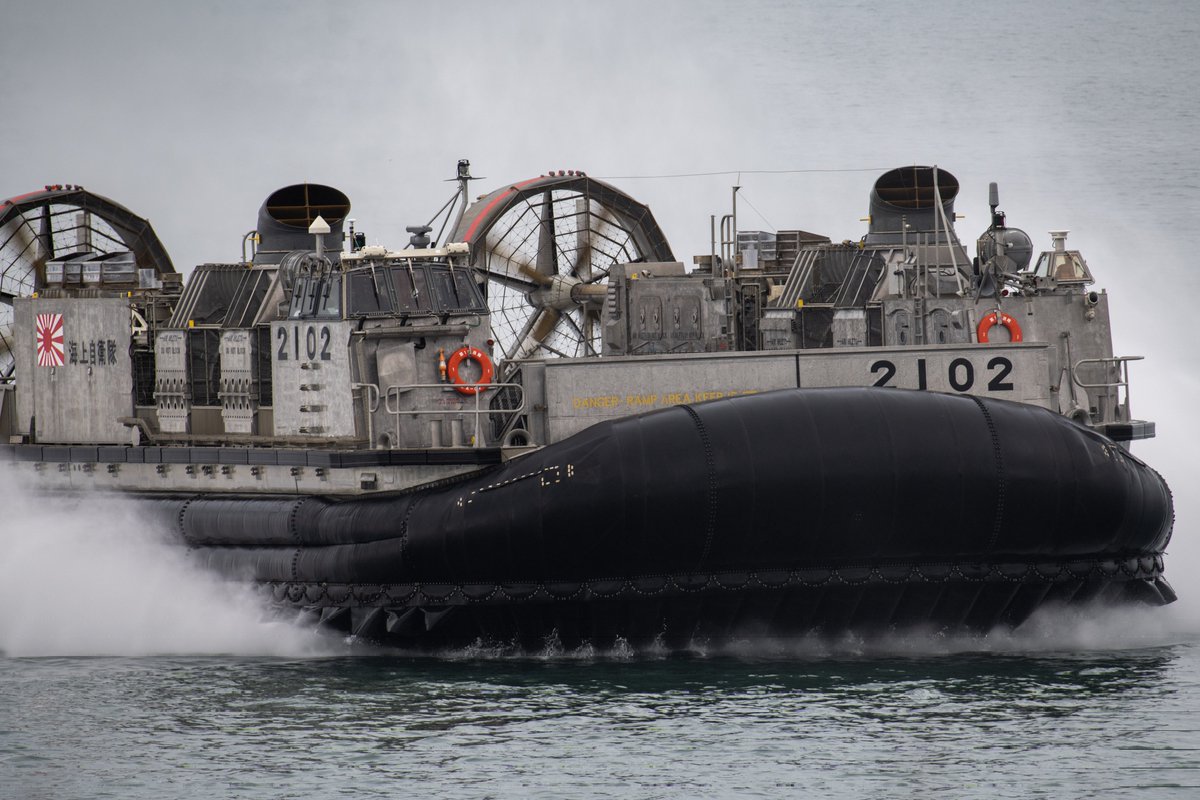 浦島太郎 on Twitter: "2023.06.11 今沢海岸 LCACの上陸訓練＆イベントとの情報を見つけたので初めての今沢海岸へ。 LCAC自体の撮影も初なのでとりあえず収める事が出来 ...