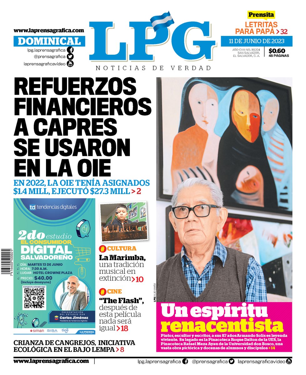 La Prensa Gráfica On Twitter Compartimos La Portada De La Prensa