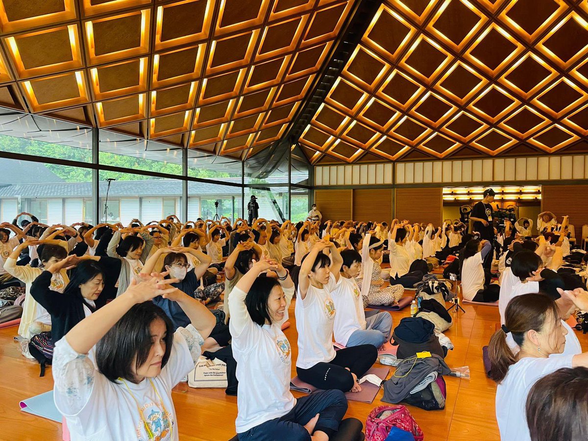 India in Japanインド大使館 on Twitter: "Glimpses of a Yoga Event by @ICCR_Japan with Japan Yoga ...