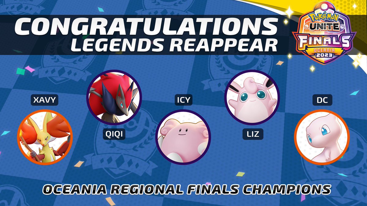 Pokémon Unite Championship Series On Twitter Congratulations Legends