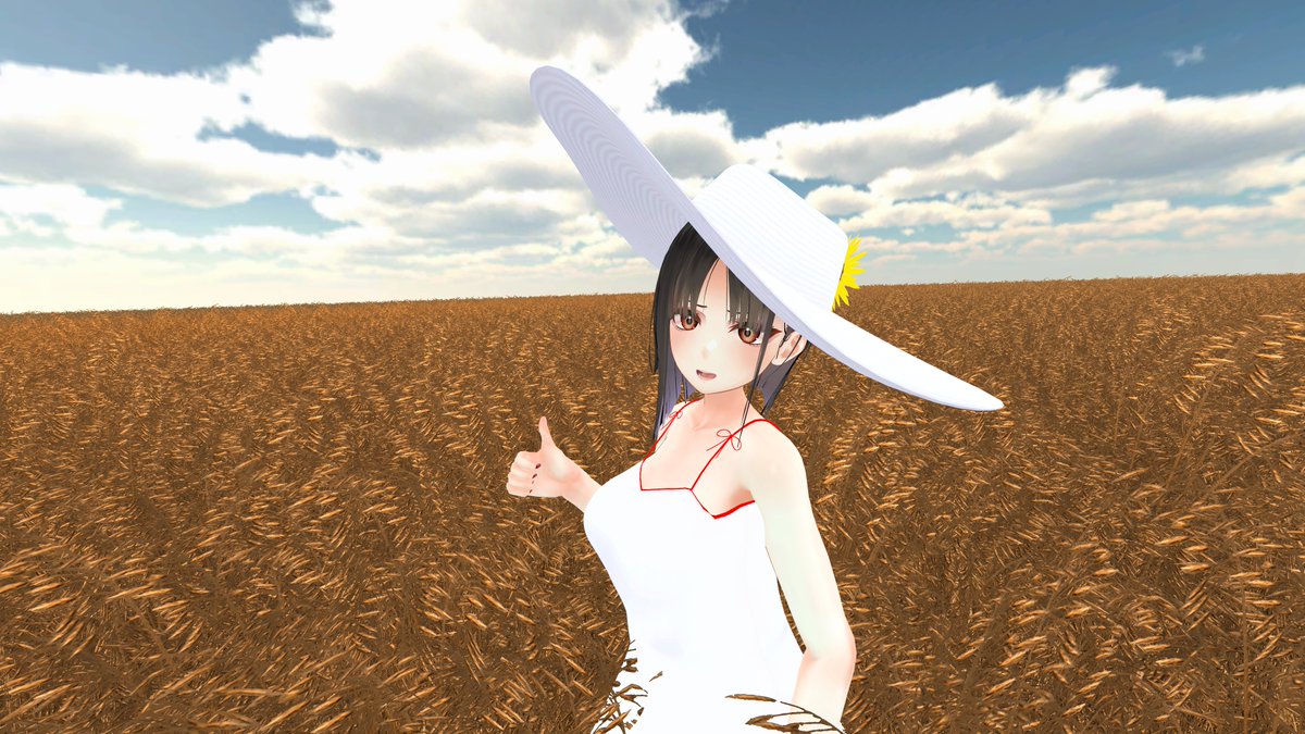 Hizakakkunn on Twitter: "こんなワールド好き！ 空と麦畑だけ！ #vrc華夜 https://booth.pm/ja/items/3480756… #asapidock ...