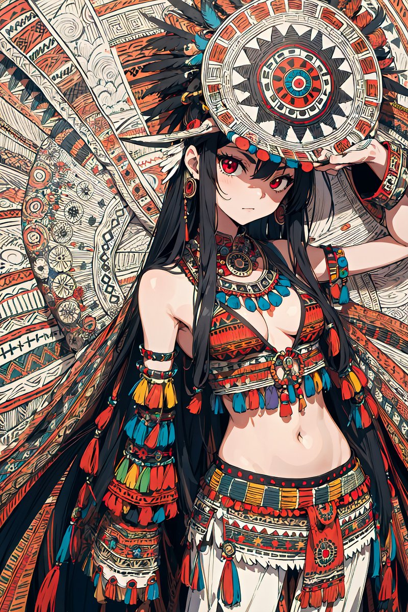 おゆ。@AIart on Twitter: "RT @shige3_ai: 民族曼荼羅 #AIart #AIイラスト"