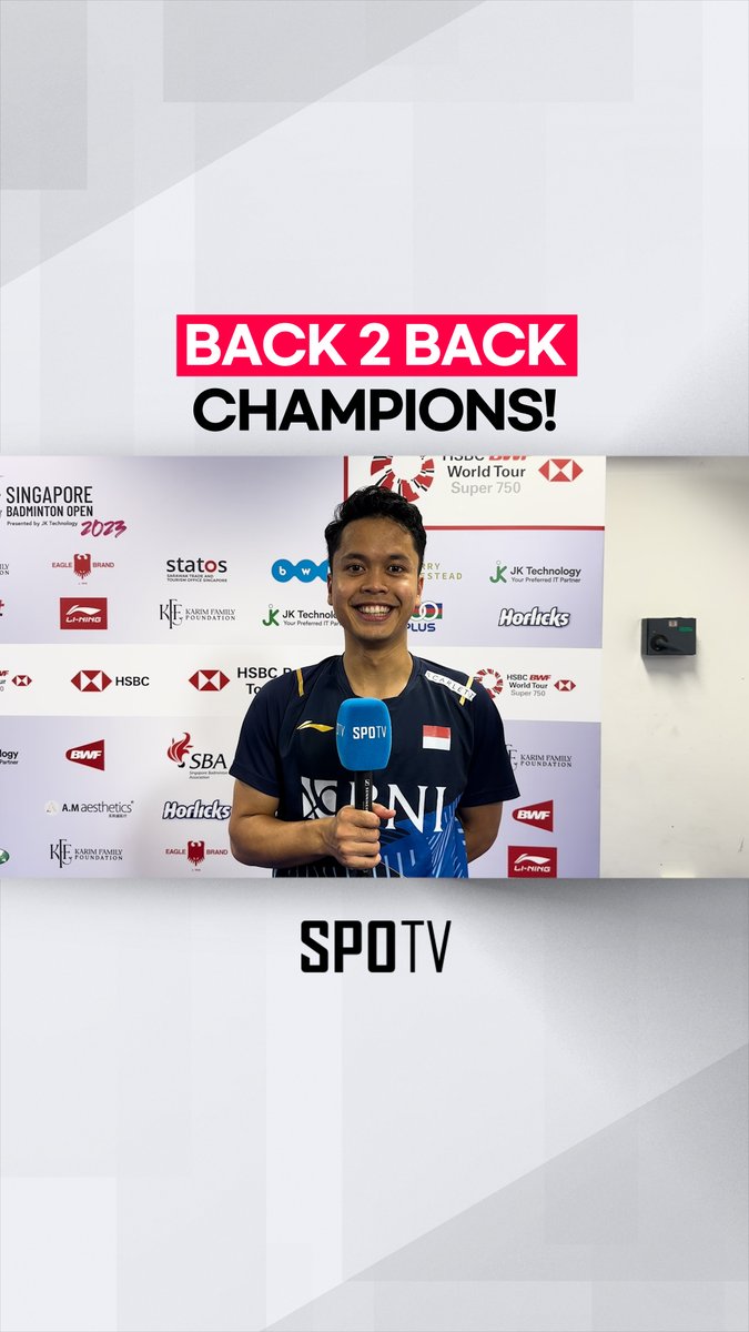 SPOTV Indonesia on Twitter: "#BWF 🏸 | Kompilasi aksi Ginting di lapangan yang terekam dari ...