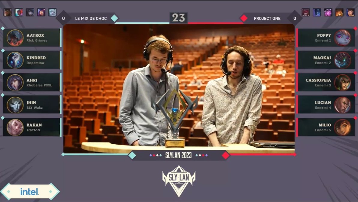 SLYLAN on Twitter: "La première draft du BO5 de cette Grande Finale ! Mix de Choc 🆚 Projet One ...