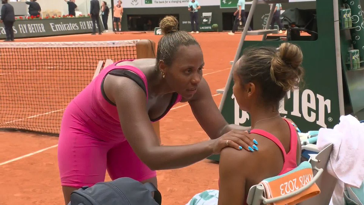 TSN on Twitter: "Taylor Townsend 🤝 Leylah Fernandez 🎥: @rolandgarros"