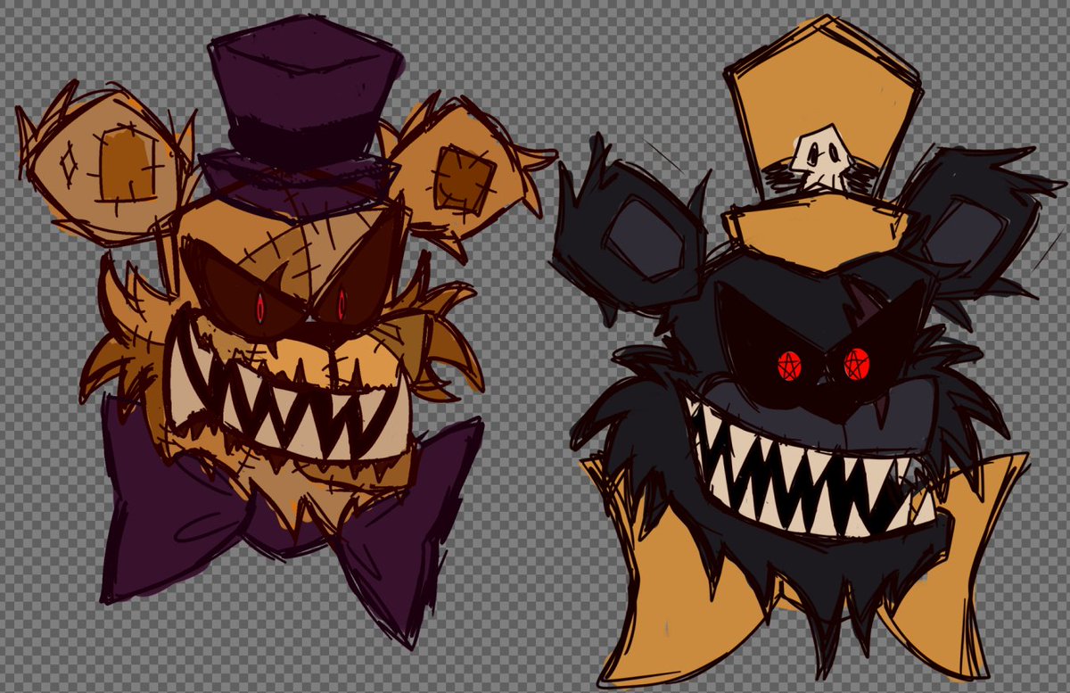 Tutlessss - Scraptrap's biggest fan on Twitter: "Big boi nightmare bear doodles I did for ...