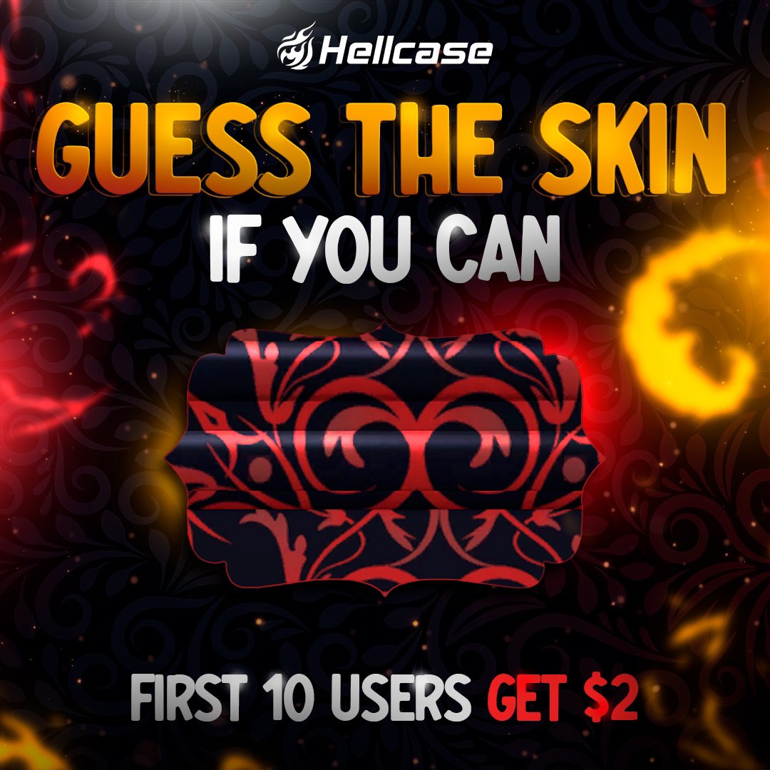 Hellcase🔥 on Twitter: "Time to guess this skin and get a prize! The first 10 people to write the ...