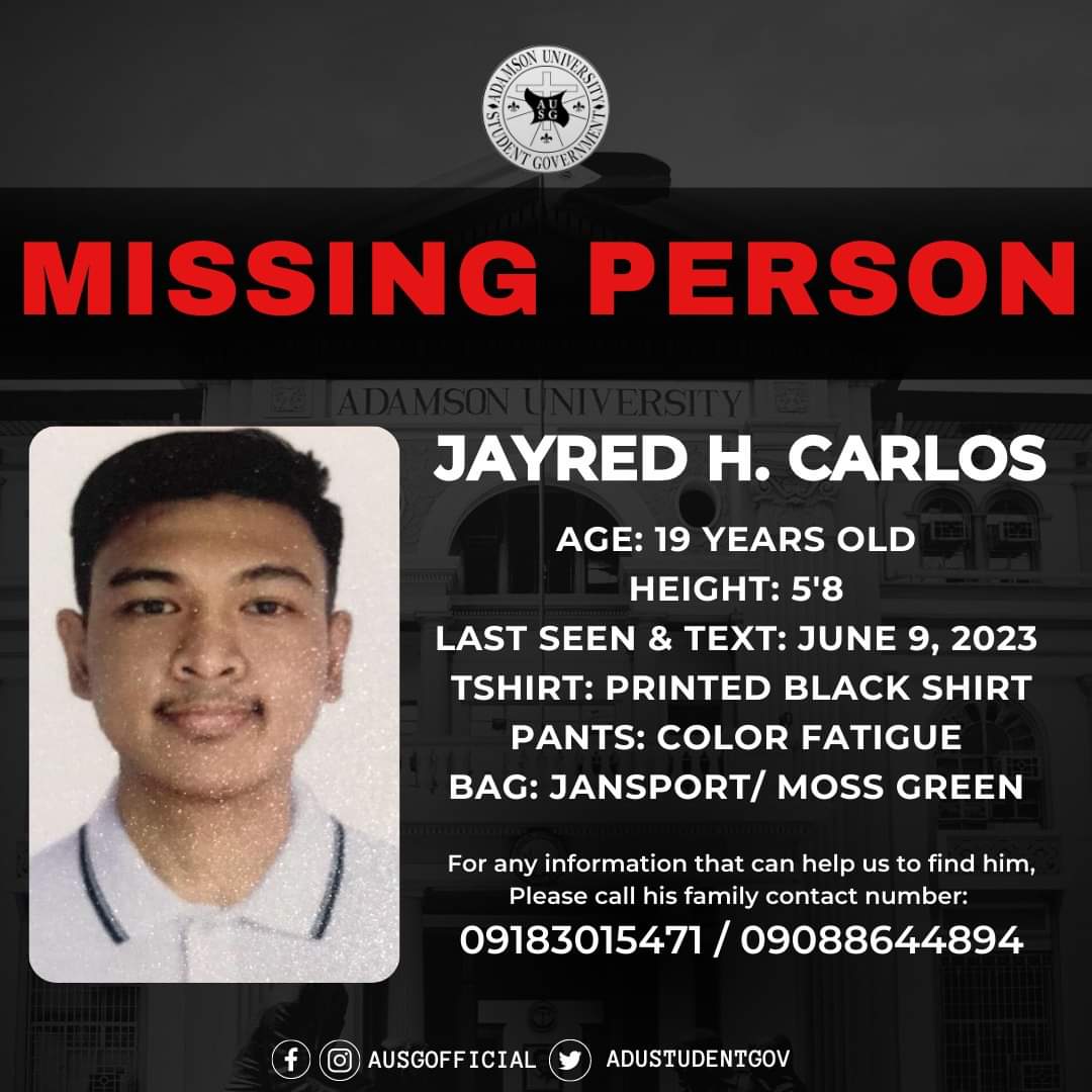 AUSG Official on Twitter: "ATTENTION, KLASMEYTS! Last Friday, June 9, 2023, Jayred H. Carlos ...