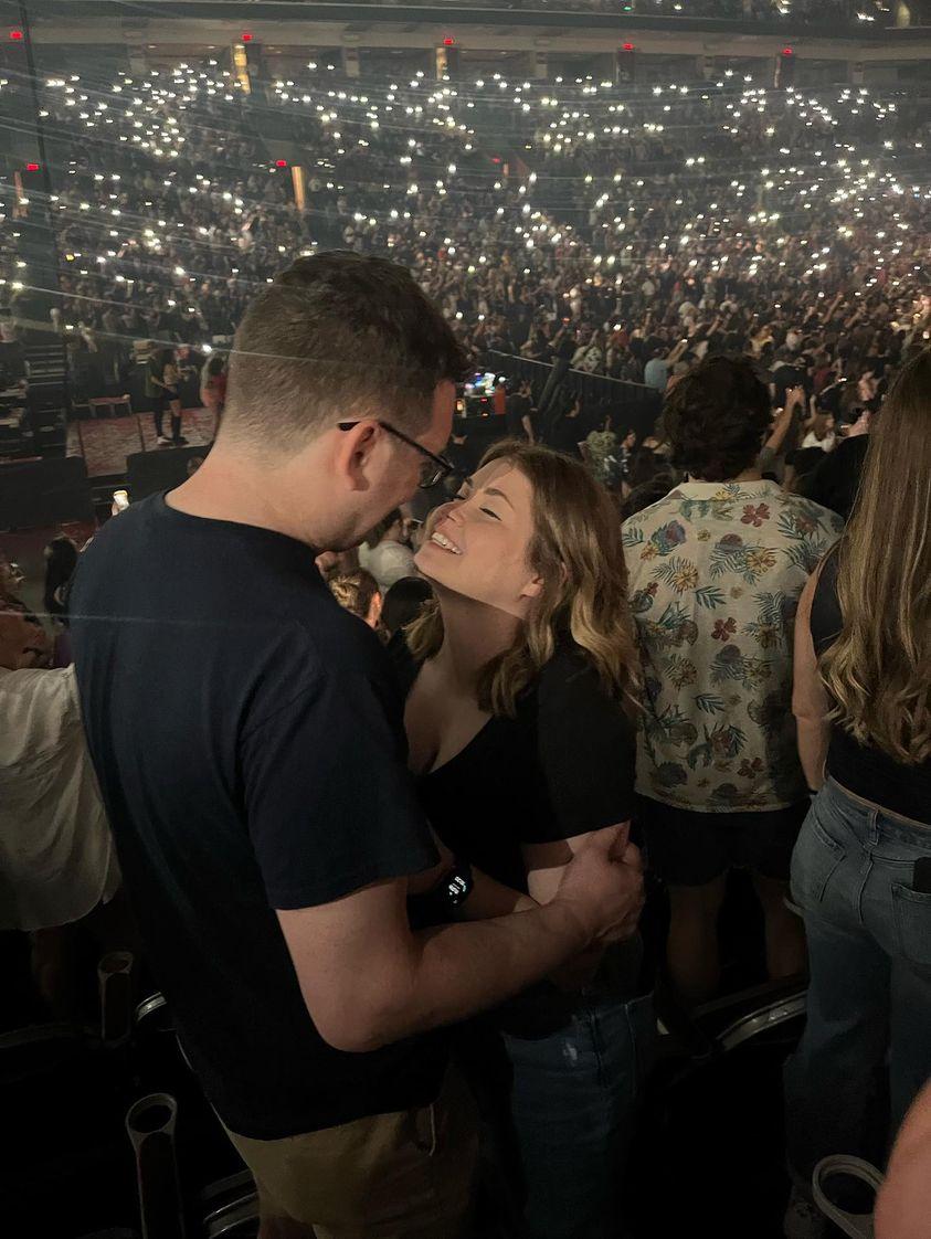 Lindy Noel on Twitter: "Had a stranger take a pic of me serenading Chris during 'The Only ...