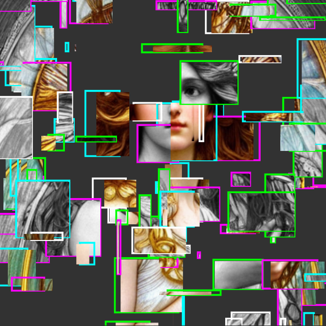癖のないパクチー on Twitter: "今日のプログラム 元の画像はだいぶ前にAIが作ってくれたやつ。 https://openprocessing.org/sketch/1952421"