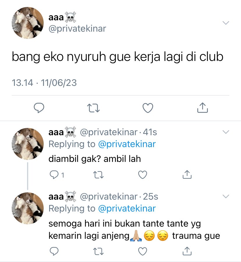 𝒥𝒆𝒋𝒆. markno update! on Twitter: "nyambat https://t.co/dFSPwOebEq" / Twitter