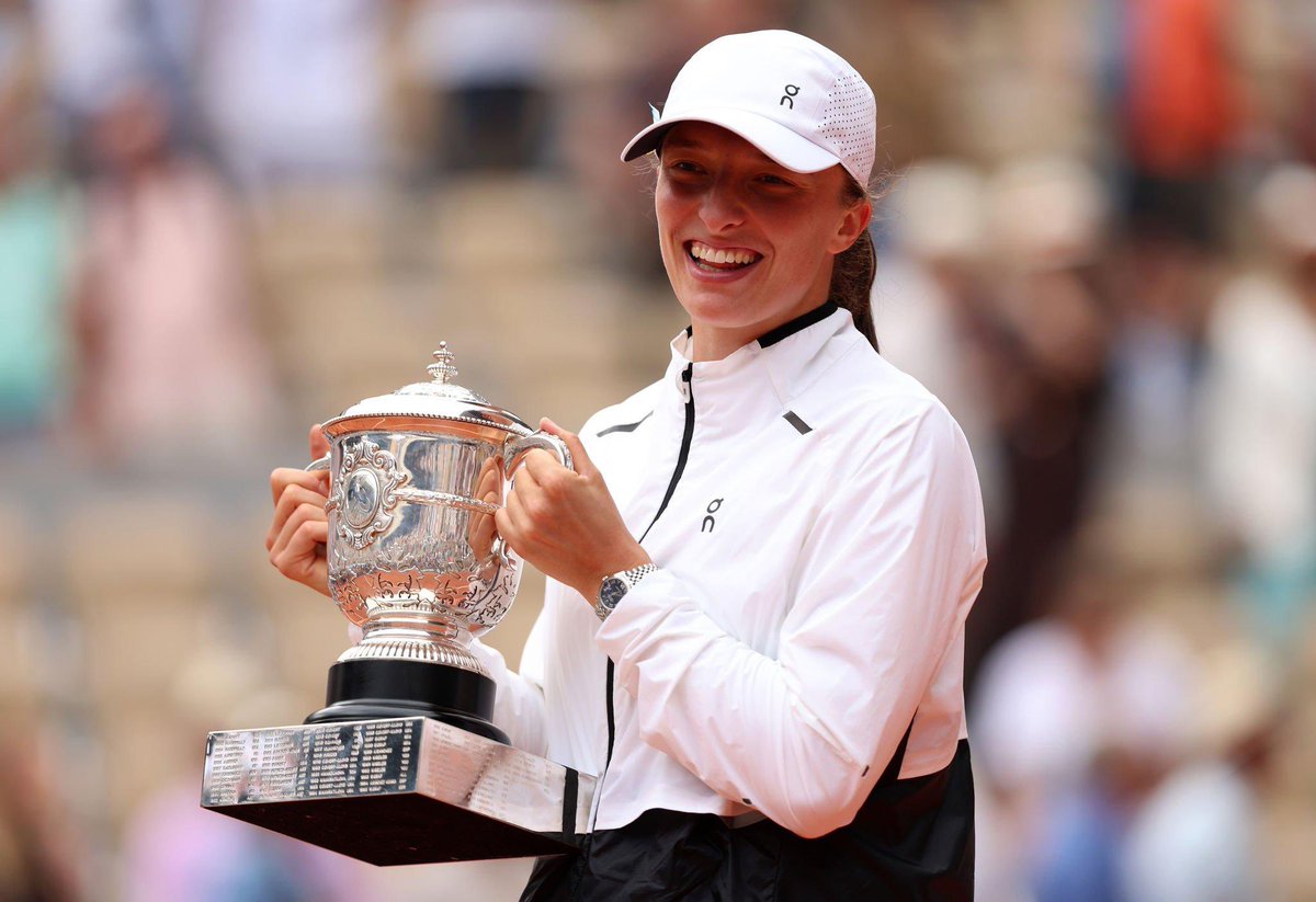 The Tennis Letter on Twitter: "Iga Swiatek was asked to comment on dominance of WTA Big 3 with ...