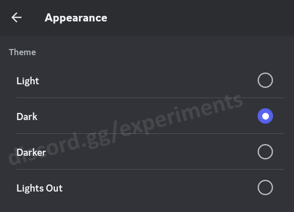 Discord Experiment Hub on Twitter: "Discord is working on two new themes: Darker and Lights Out ...