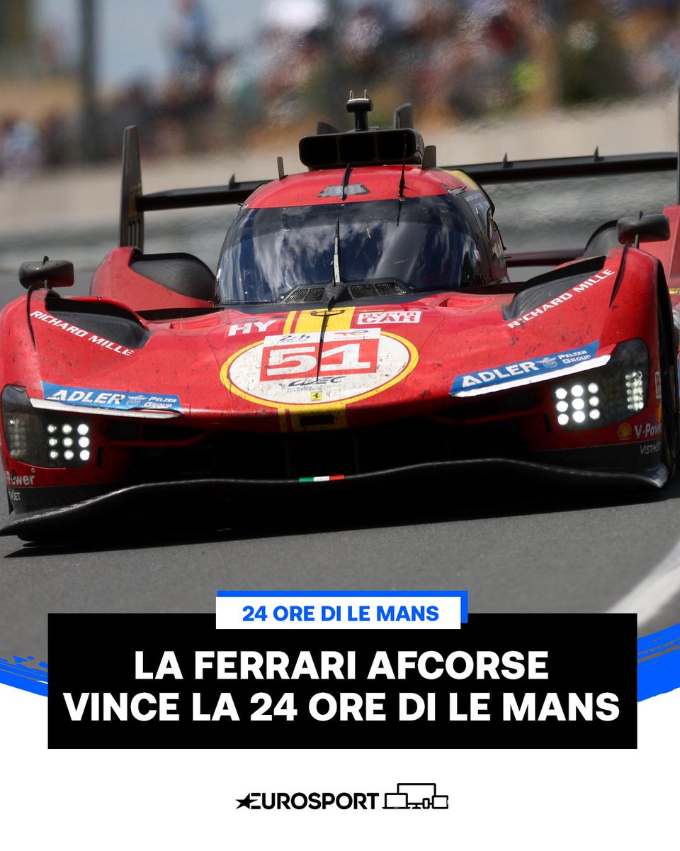 Eurosport It On Twitter Trionfo Ferrari A Le Mans ️ ️ ️ La Ferrari