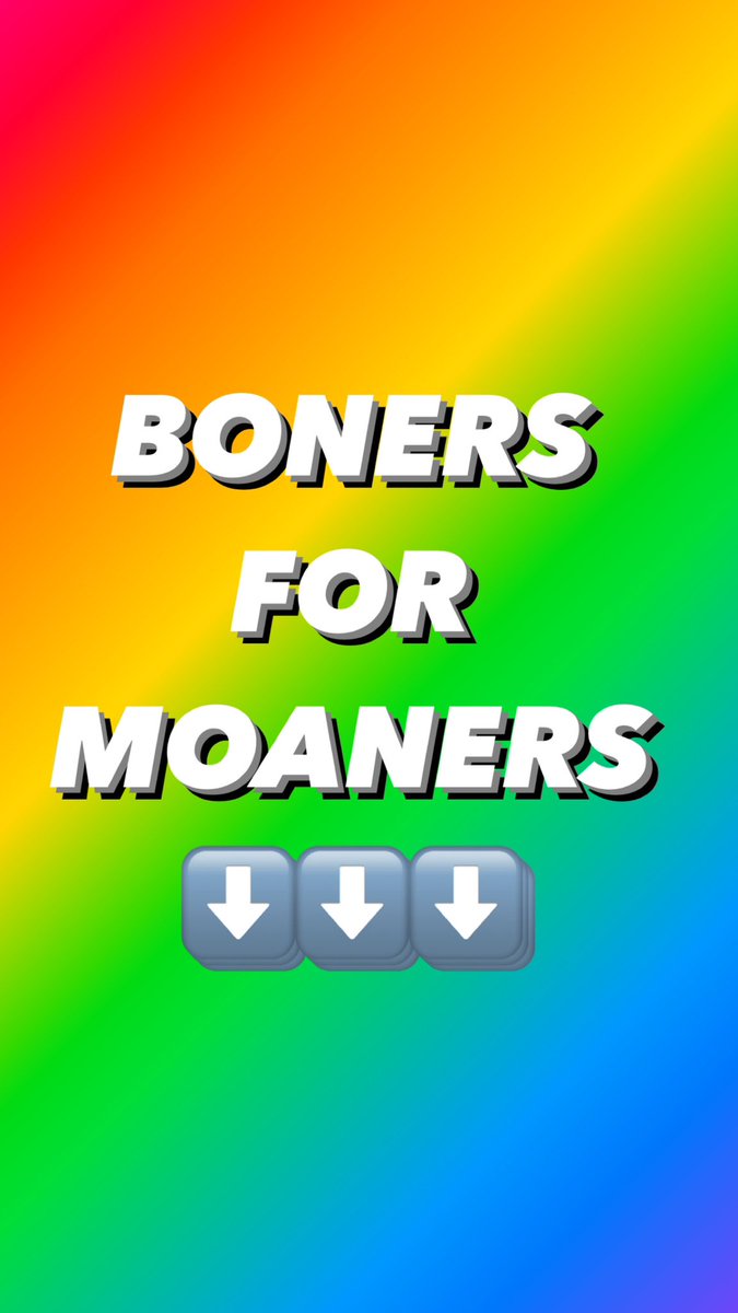 HUNKYCOLLECTIVE on Twitter: "let's see your BONERS that make men moan! MOANERS show us a video ...