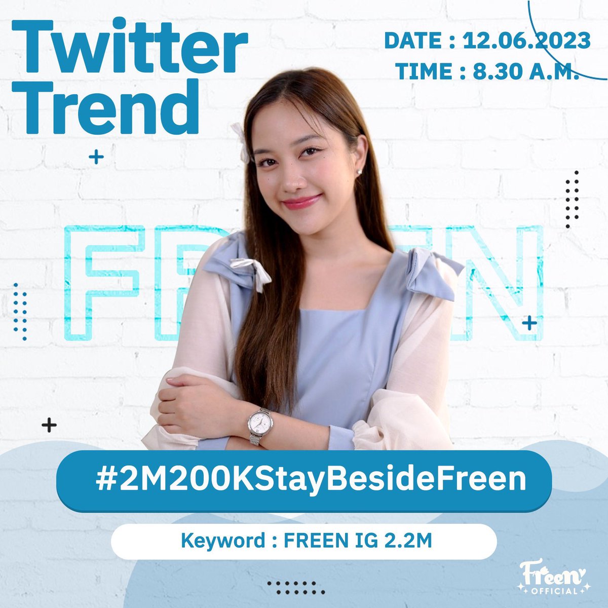 FreenBecky INTL Fanclub on Twitter: "We are increasing in this fanmily 🥰 And to celebrate Freen ...