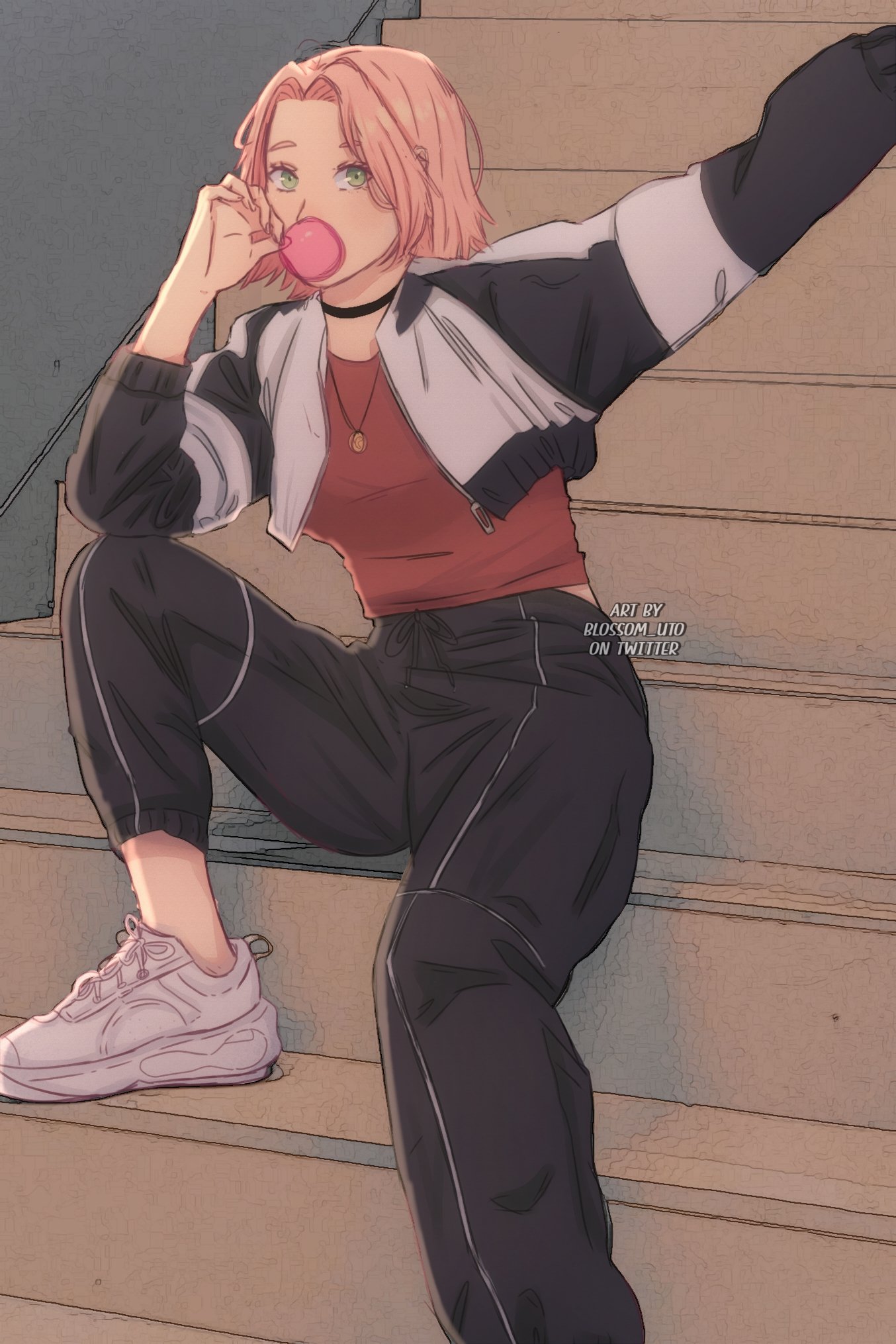 Haruno Sakura Blossoms No Caption Provided Naruto Sakura Cherry